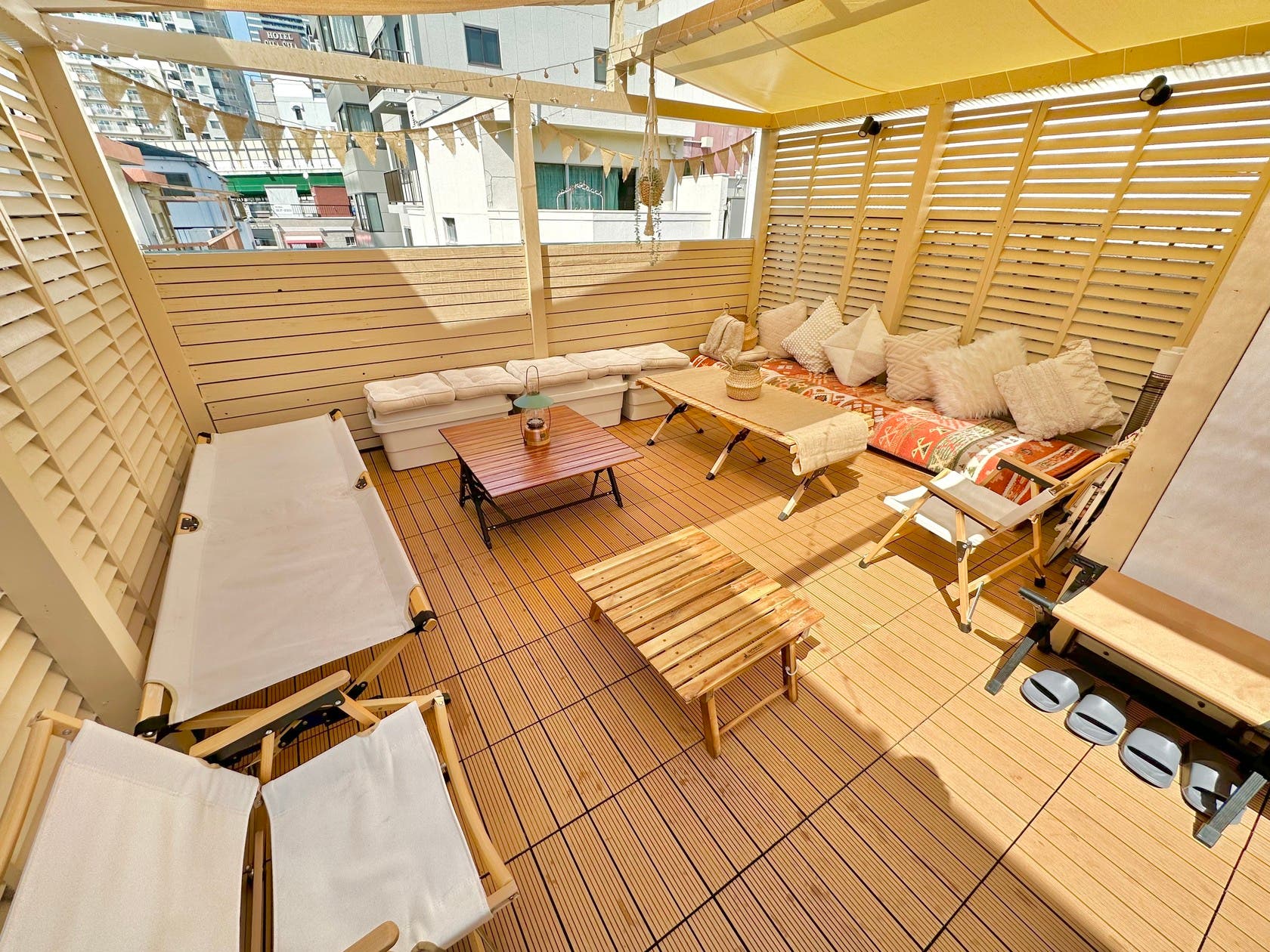 大阪福島駅前🚋貸切ルーフトップBBQ＆お鍋スペース🍖🍲綺麗で設備充実✨雨天OK全天候型🌞☔の写真10