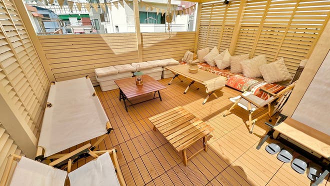 大阪福島駅前🚋貸切ルーフトップBBQ&お鍋スペース🍖🍲綺麗で設備充実✨雨天OK全天候型🌞☔の写真10