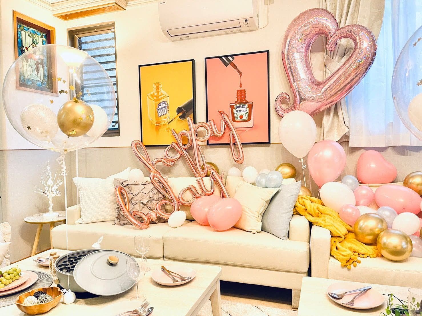 【期間限定Sale：♪TikTokで話題のスペース🎀】女子会💕人気テレビゲーム機有🎮12名利用可🍷ゴミ捨て無料🌈一階両隣無角部屋の写真8