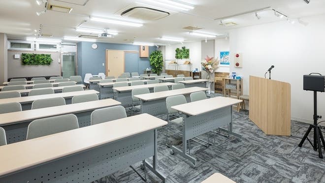 【市ヶ谷・半蔵門・九段下】最大54名収容の綺麗な会議室/会議・研修・イベント・ゲーム会/高速光WIFI/高画質プロジェクターの写真20