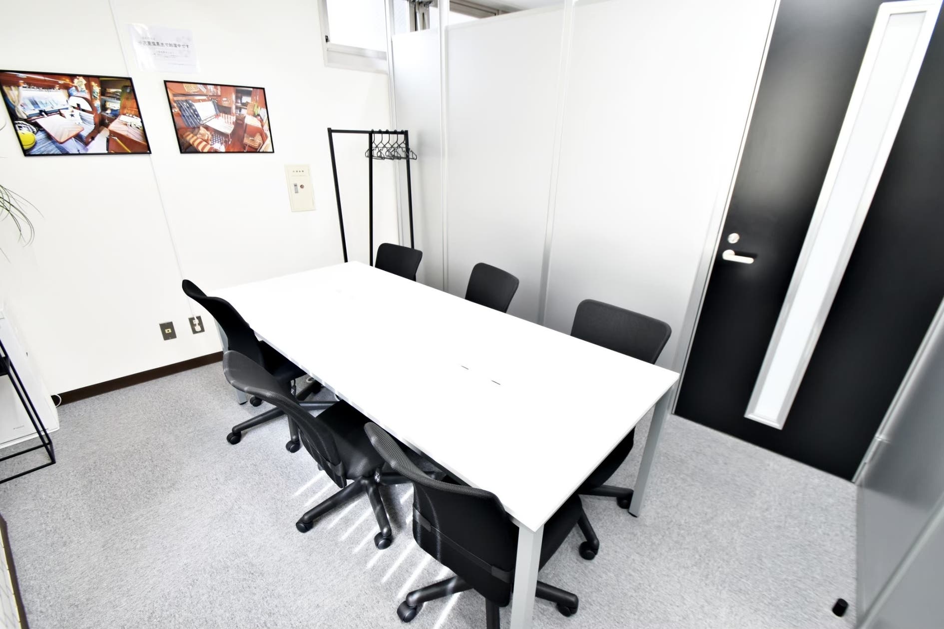 221【シェアスペ会議室】三田駅徒歩30秒/無料WiFi/除菌/毎回清掃/空気清浄機/テレワーク/会議の写真5