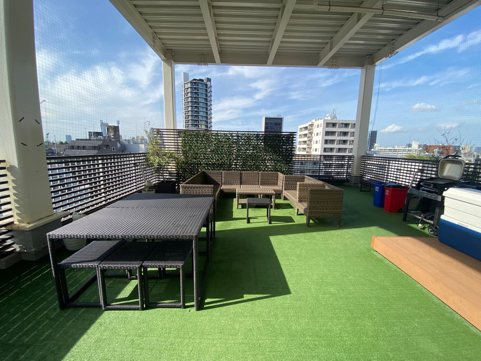 【渋谷駅8分】貸切BBQ！手ぶらも可能🍖SLOTH JINNAN ワイズ神南ビル屋上　ルーフトップテラス 撮影 屋根付きの写真7