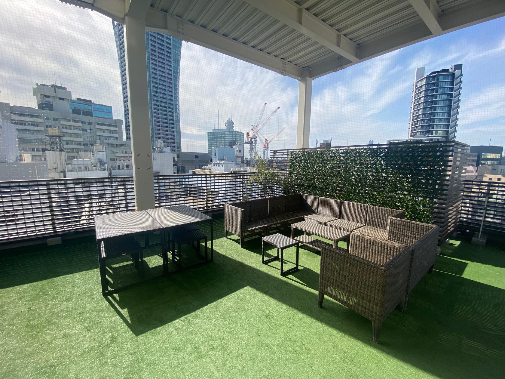 【渋谷駅8分】貸切BBQ！手ぶらも可能🍖SLOTH JINNAN ワイズ神南ビル屋上　ルーフトップテラス 撮影 屋根付きの写真9