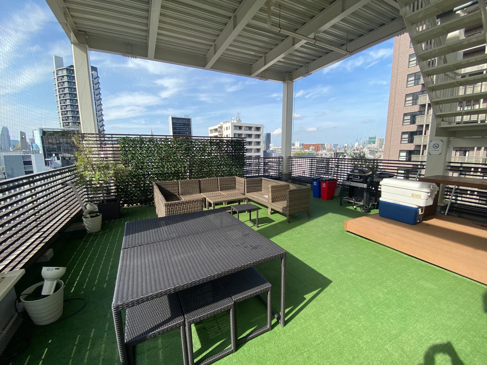 【渋谷駅8分】貸切BBQ！手ぶらも可能🍖SLOTH JINNAN ワイズ神南ビル屋上　ルーフトップテラス 撮影 屋根付きの写真10