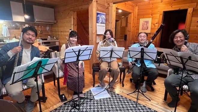 伊豆長岡駅から徒歩6分グランドピアノ付きのログハウス音楽スタジオの写真3