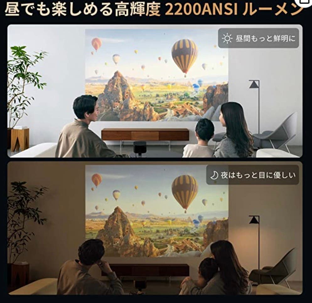 120インチプロジェクター+スクリーンの画像3