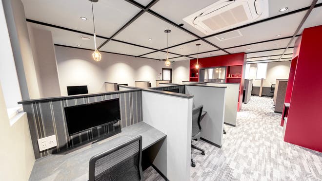 【名古屋駅徒歩4分!】10名用会議室#Wi-Fi#電源#MAXHUB#フリードリンク#太閤通口の写真3