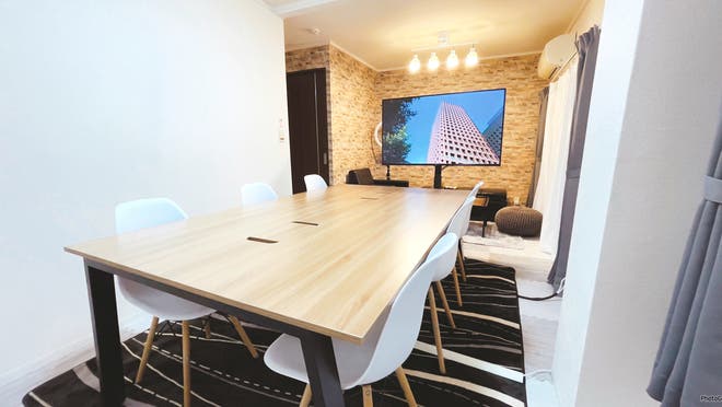 【船橋駅徒歩2分】🚉南口から1番近い会議室/50型モニター/冷蔵庫/レンジ🃏ボドゲ📷撮影🌅オフ会の写真15