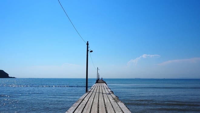 砂浜まで10秒 南房総の原岡桟橋すぐ近く、海が見えるリノベーション一軒家の写真15