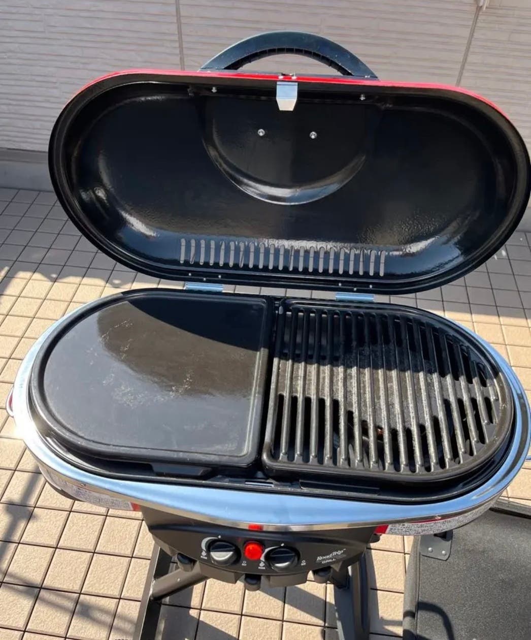 🍖BBQガスコンロ　（フライパン、肉焼き網、皿、箸，コップ、まな板、包丁、ボール）込みの画像1