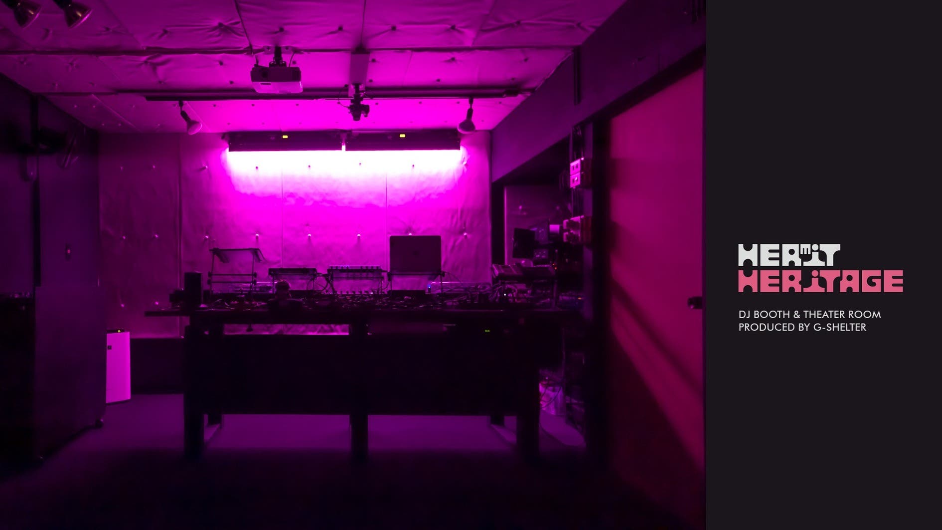 シアタールーム＆DJブース【Hermit Heritage】大画面＋迫力音響でミニパーティ！プロ仕様のDJ機材でライブ配信も！の写真12