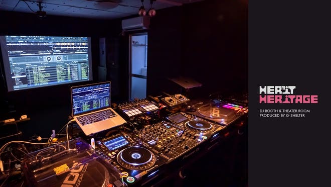 シアタールーム&DJブース【Hermit Heritage】大画面+迫力音響でミニパーティ!プロ仕様のDJ機材でライブ配信も!の写真2