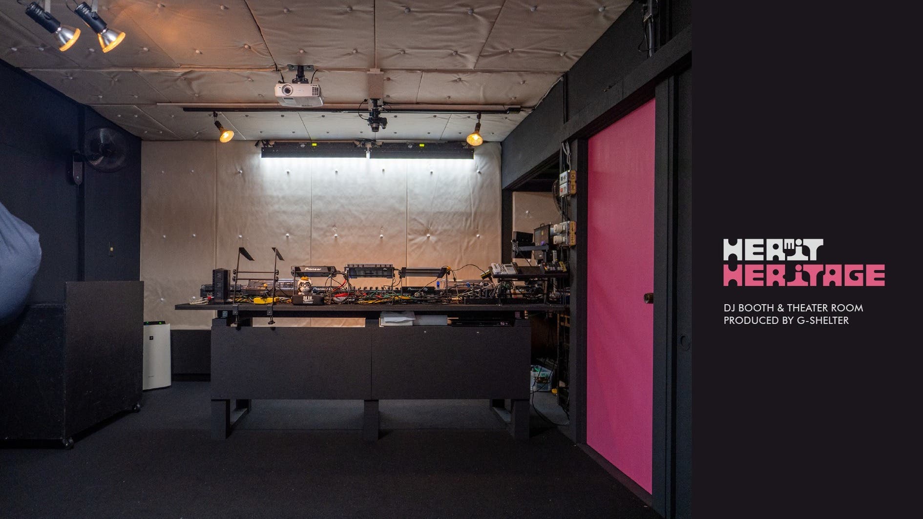 シアタールーム＆DJブース【Hermit Heritage】大画面＋迫力音響でミニパーティ！プロ仕様のDJ機材でライブ配信も！の写真14