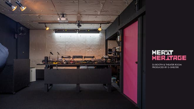 シアタールーム&DJブース【Hermit Heritage】大画面+迫力音響でミニパーティ!プロ仕様のDJ機材でライブ配信も!の写真14