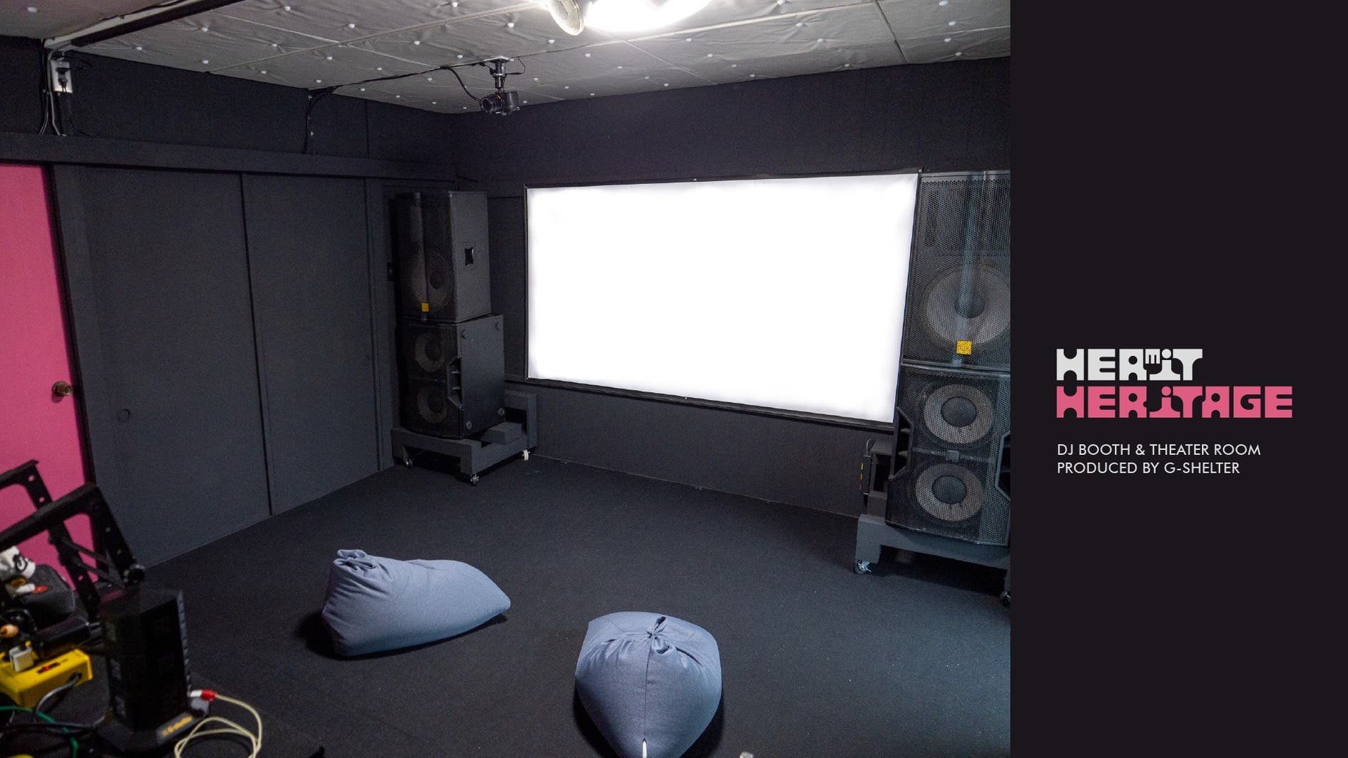シアタールーム＆DJブース【Hermit Heritage】大画面＋迫力音響でミニパーティ！プロ仕様のDJ機材でライブ配信も！の写真6