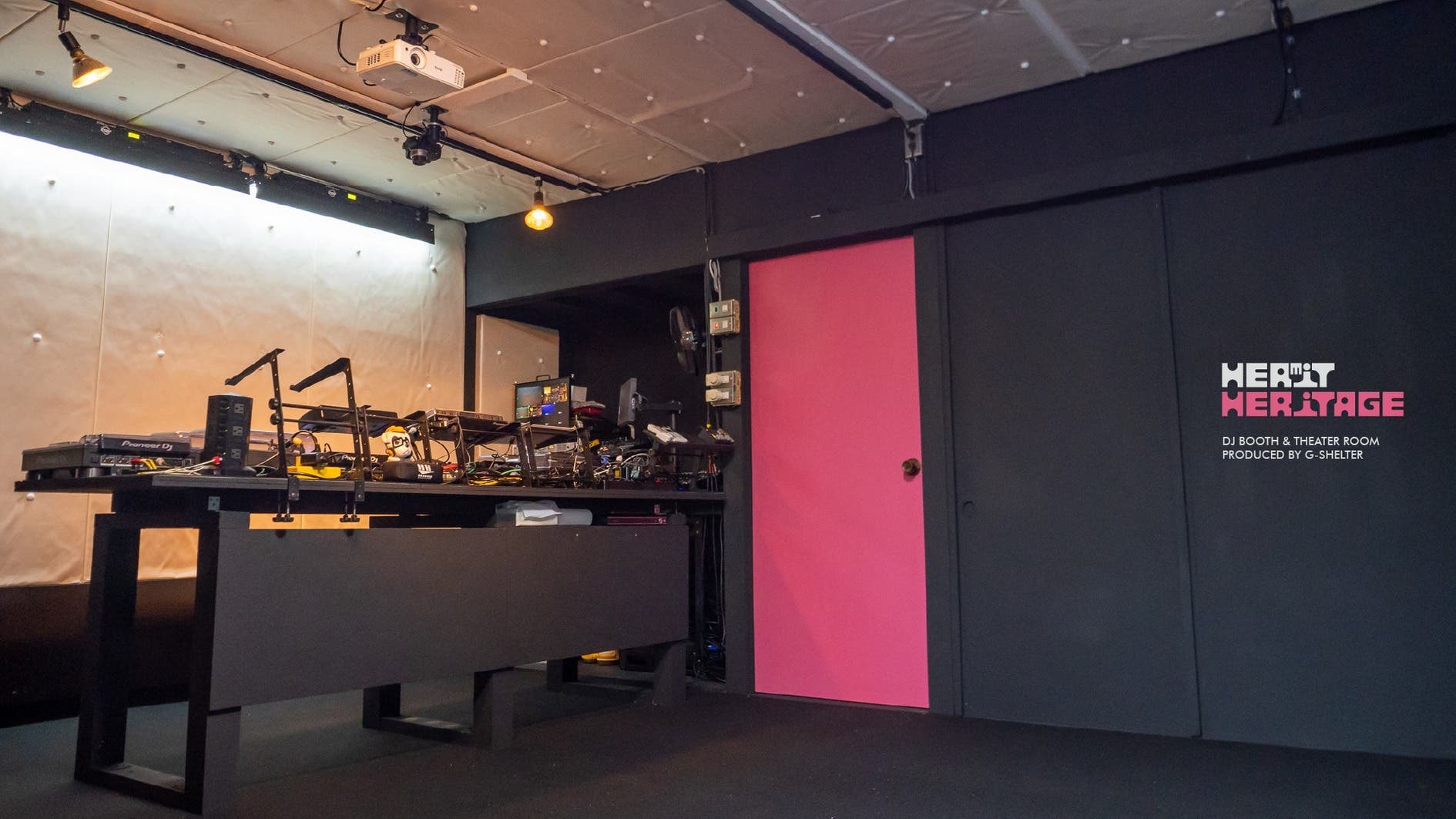シアタールーム＆DJブース【Hermit Heritage】大画面＋迫力音響でミニパーティ！プロ仕様のDJ機材でライブ配信も！の写真8