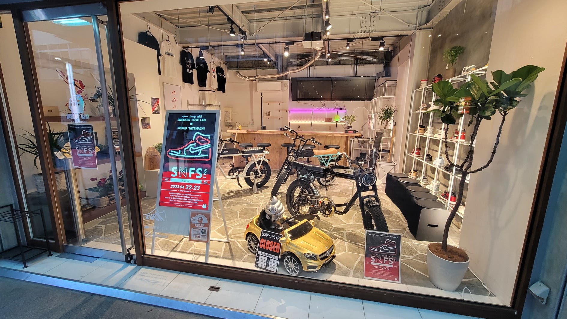 【竪町ストリート内中心の路面店】ポップアップストアや展示会に最適な多目的レンタルスペース　アパレル等ポップアップタテマチの写真15