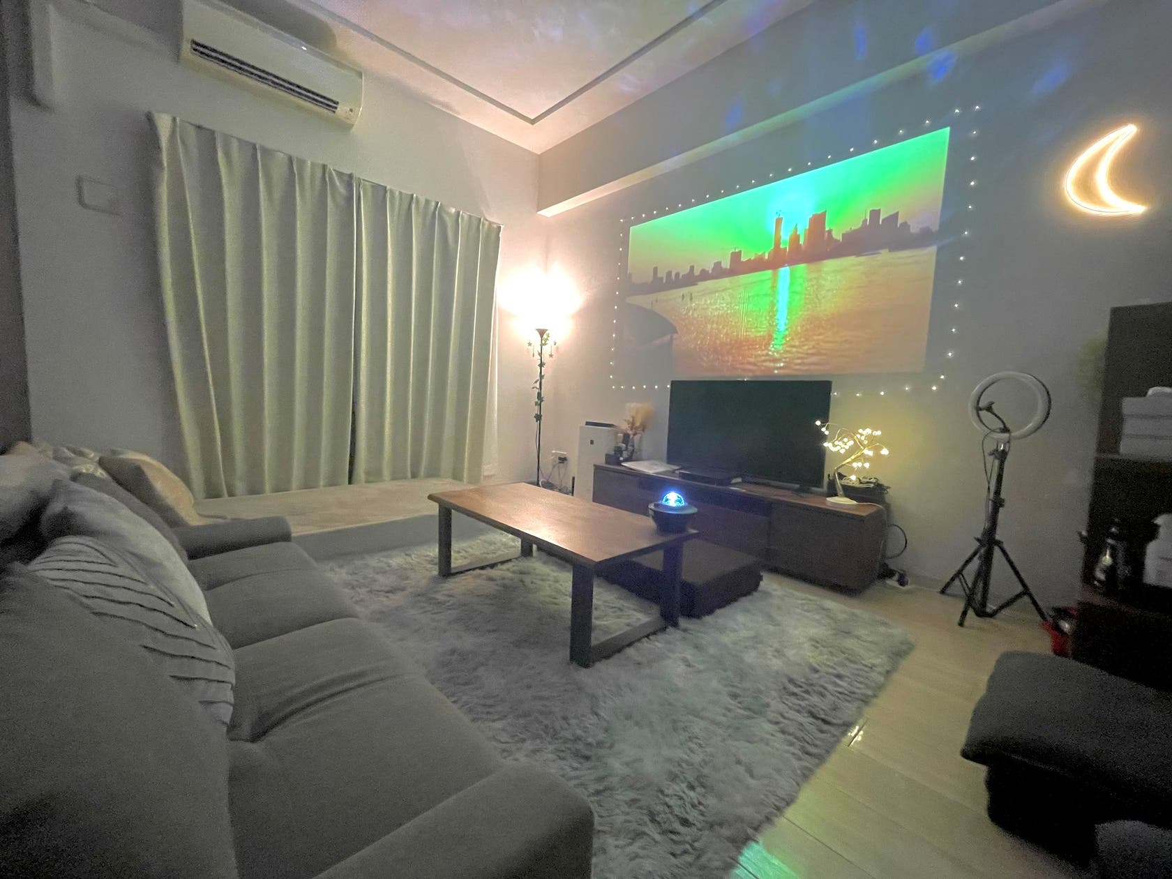 貸切映画館🍿【難波駅6分】大画面プロジェクター🍹誕生日🎁二人っきりデート❤️ごろごろ🛋️ボドゲ🎲プラネタリウム💫女子会の写真11