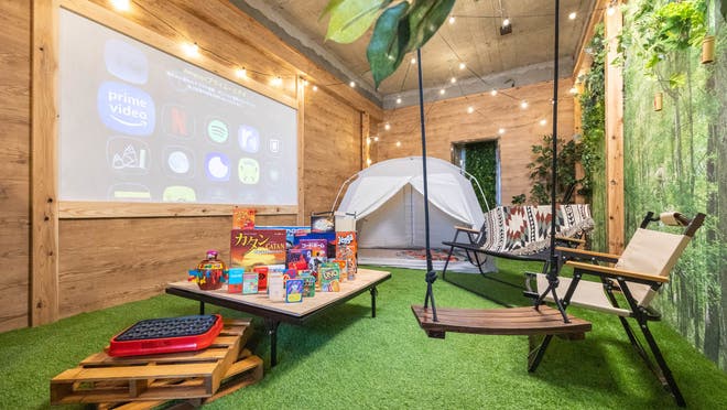 リノスペキャンプ新橋✨クリスマス🎄忘年会・デート・料理・ホームパーティ・飲み会・打ちあげ・歓迎会・撮影収録・ビジネスの写真1