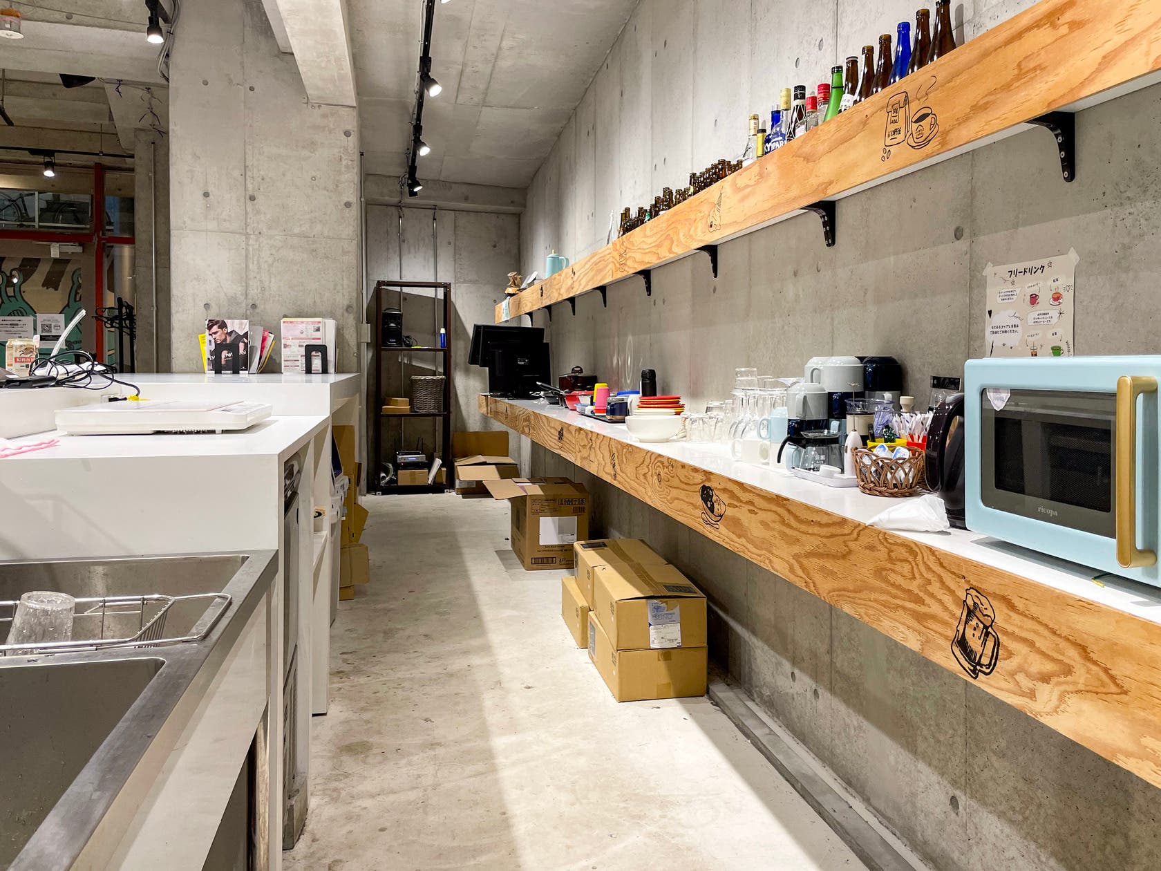70名着席可【下北沢駅徒歩3分】カウンターキッチン完備!!高天井📷撮影映え✨イベントスペースの写真9