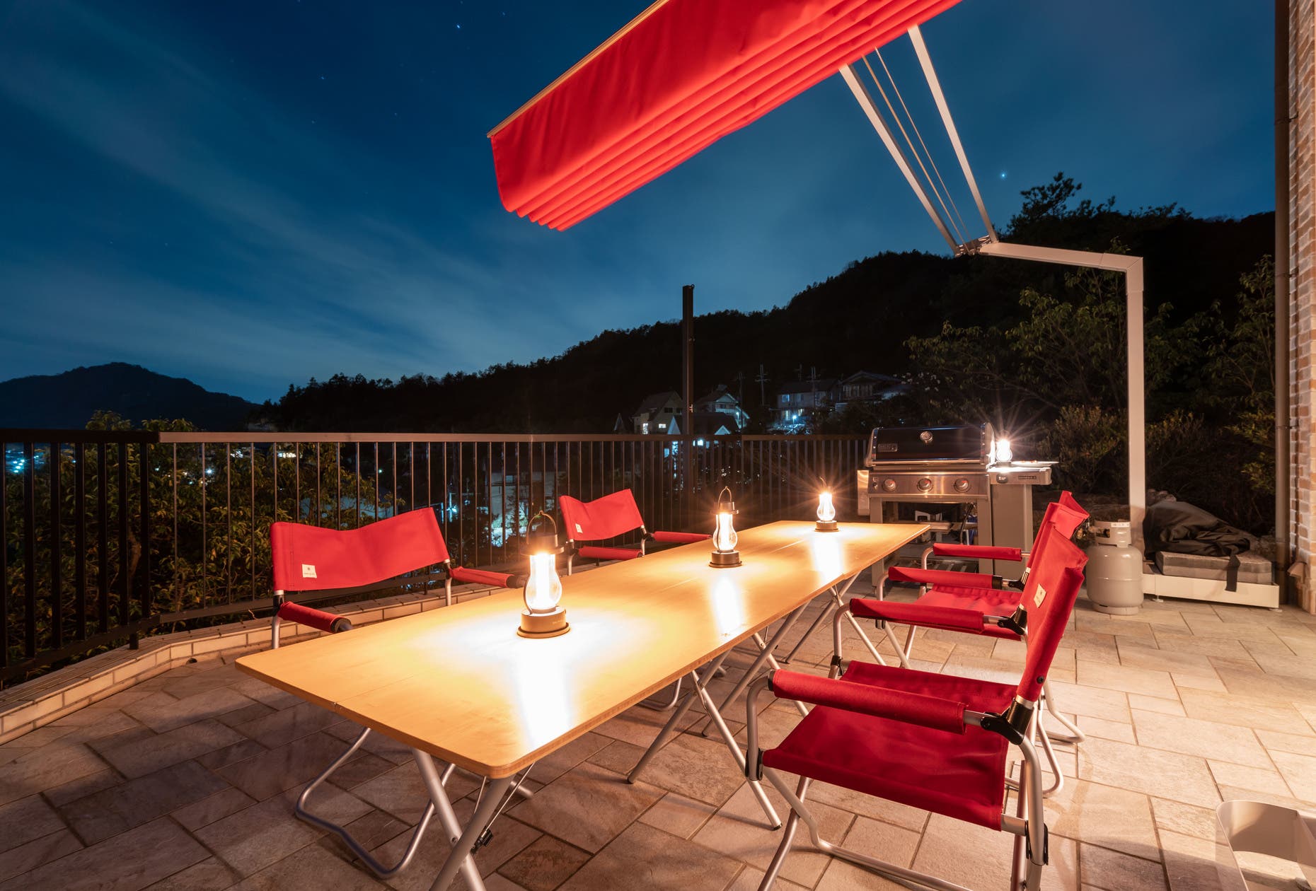 【滋賀竜王】眺望◎！プール付のプレミアムな山荘【避暑・パーティ・撮影などに】の写真7