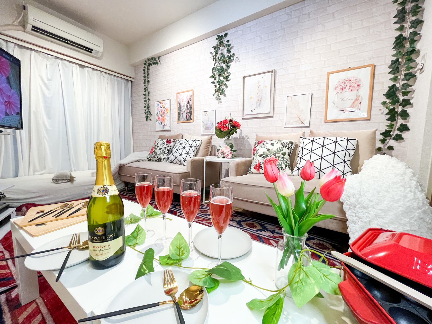 【錦糸町駅4分すぐ/完全個室プライベート空間】仏🇫🇷Pariスタイル✨カップル&女子会💃に/最大10名🆗24H可の写真10