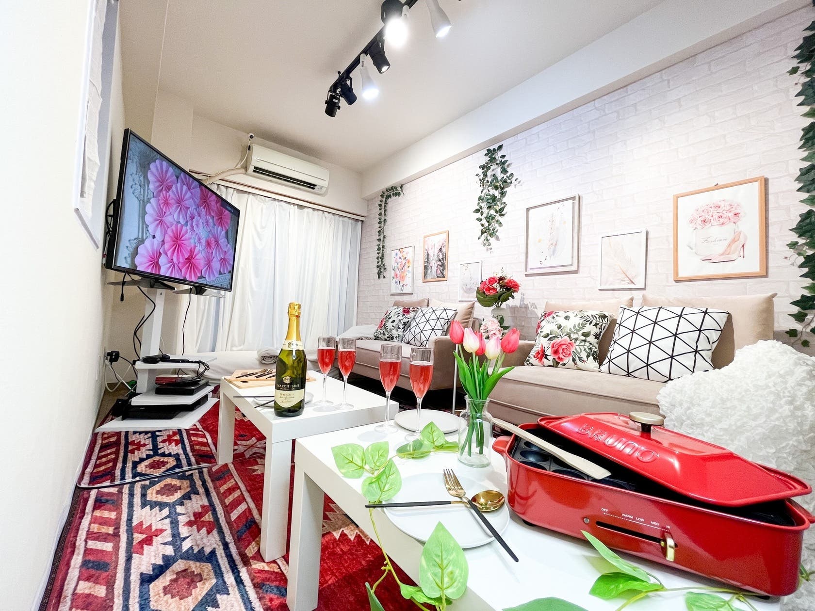 【錦糸町駅4分すぐ/完全個室プライベート空間】仏🇫🇷Pariスタイル✨カップル&女子会💃に/最大10名🆗24H可の写真5