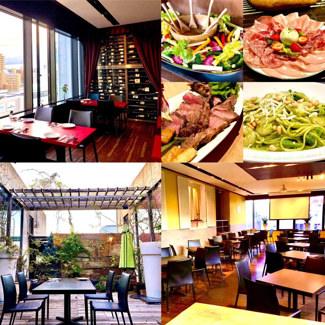 ビル最上階、中庭のあるレストラン。撮影やセミナー、会議、講演会、マルシェ、演奏会等に。中庭も完備。の写真8