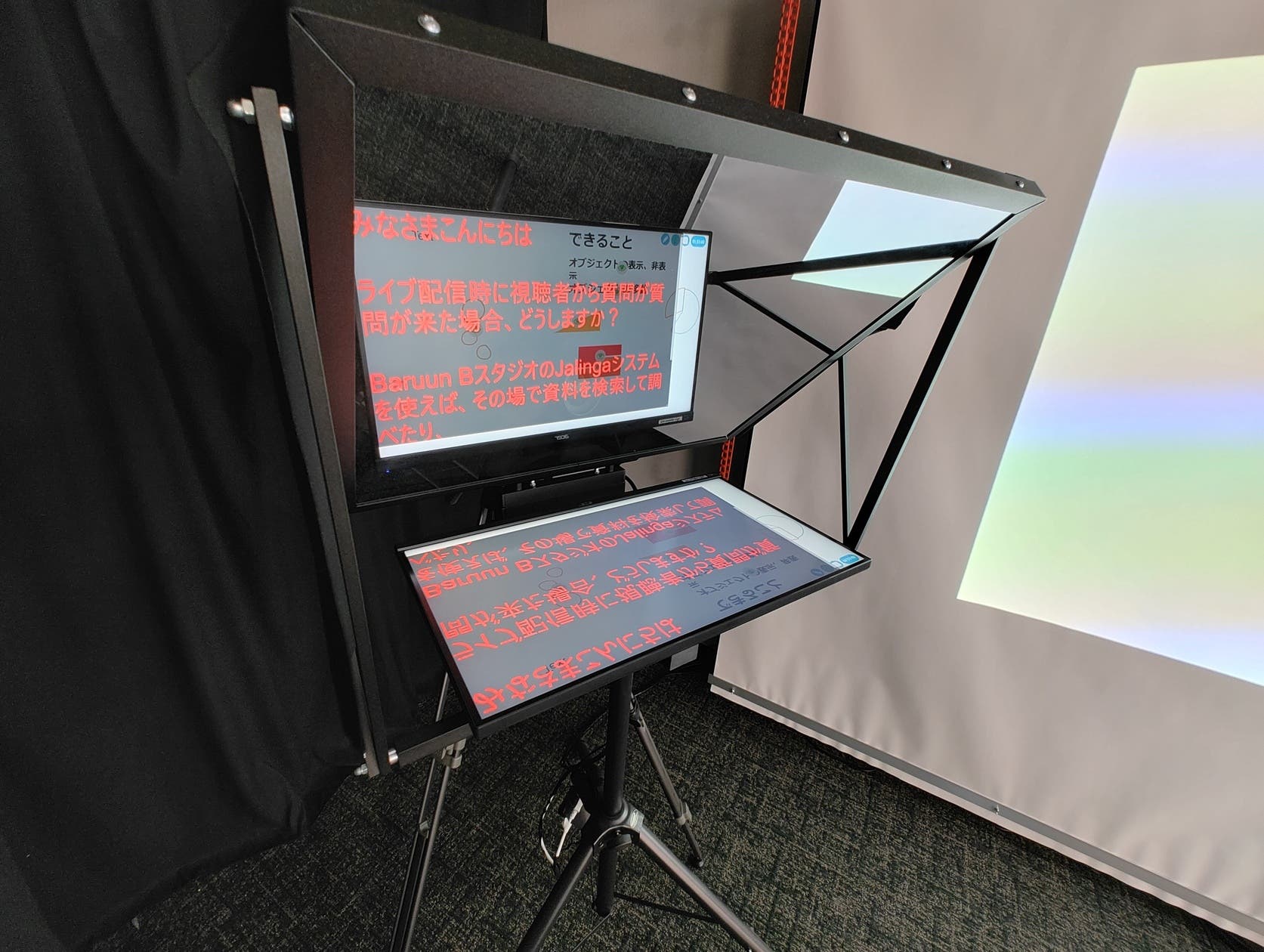 プロ用機材で誰でも簡単に動画を撮影、配信可能！カメラ、マイク、照明、クロマキー、機材は全て揃っています！の写真7