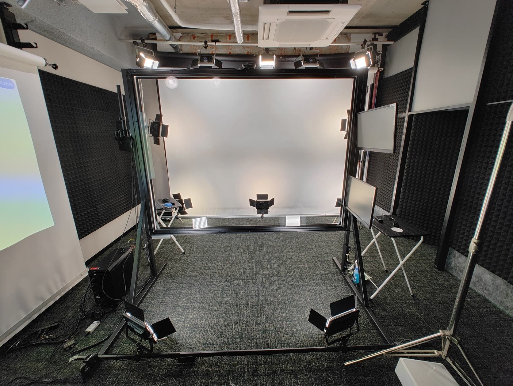プロ用機材で誰でも簡単に動画を撮影、配信可能！カメラ、マイク、照明、クロマキー、機材は全て揃っています！の写真4