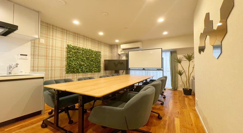 【中野駅徒歩3分！12名利用可！】高速光WiFi・大型モニター・ホワイトボード全て無料！ふれあい貸し会議室 中野A