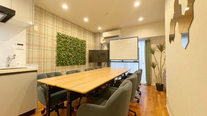 【中野駅徒歩3分!12名利用可!】高速光WiFi・大型モニター・ホワイトボード全て無料!ふれあい貸し会議室 中野Aの写真1