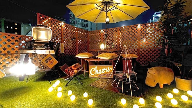 冬は鍋パも❗️全天候ok24時間営業🕰️三宮5分!1LDKとバルコニーが貸切⛱最大14名/バーベキュー🍻の写真6