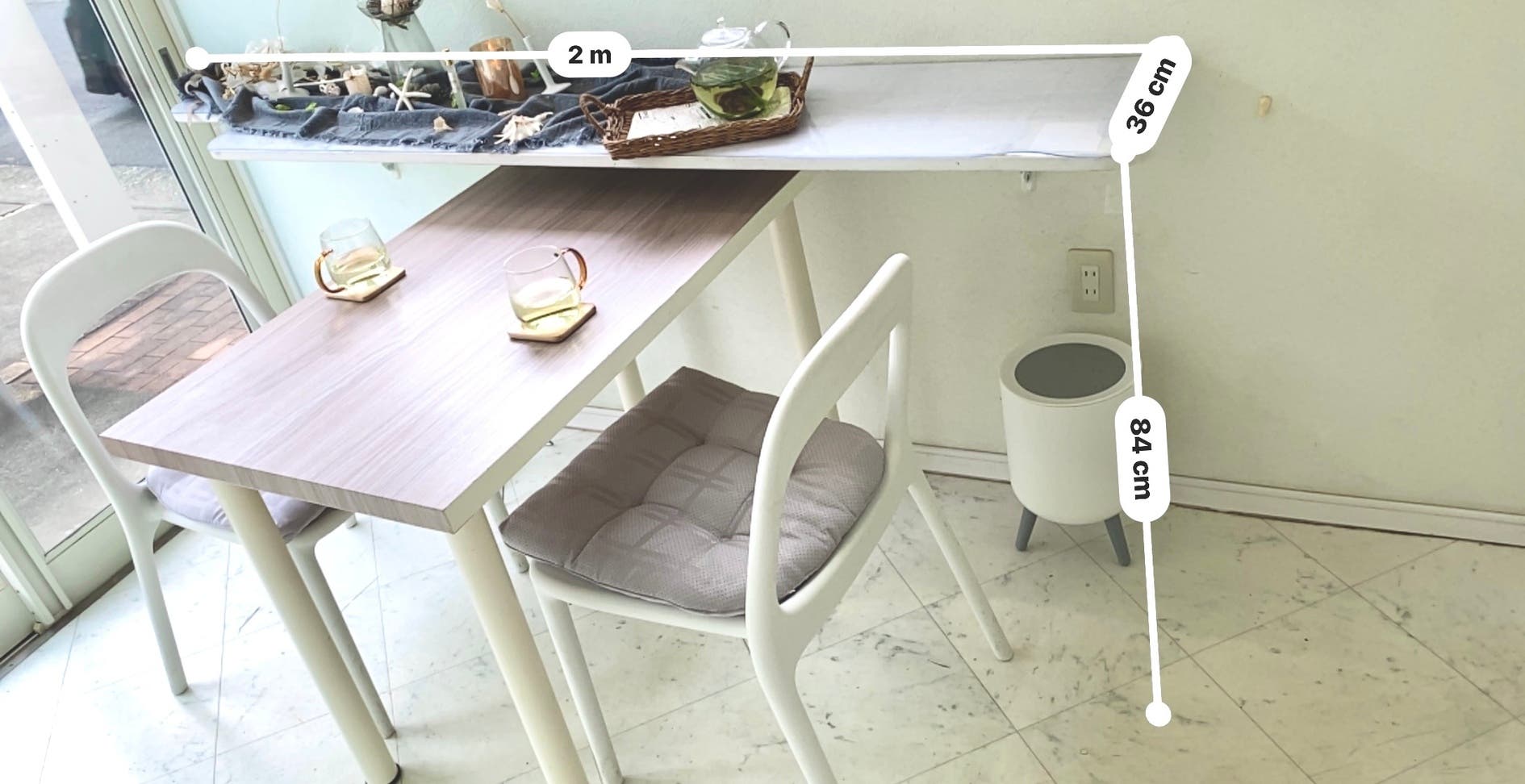 【平塚ICより車で5分】白いサロン 駐車場付き/リモートワーク/レッスン/自然光撮影の写真6