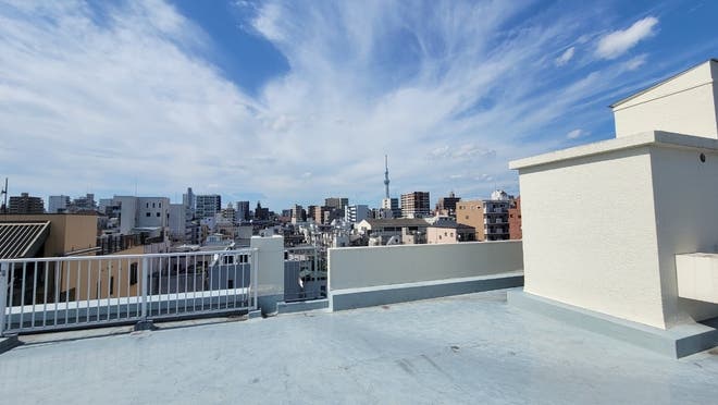 【スカイツリーを背景に撮影できる🗼】駅近徒歩5分 撮影可能の貸切屋上📸の写真3