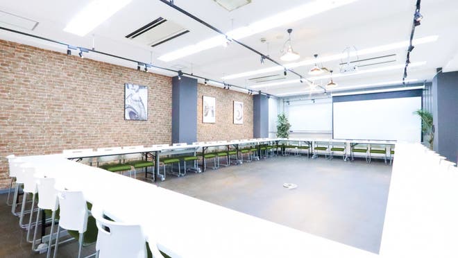 【五反田駅 徒歩1分!大型会議室!91名利用可!】高性能プロジェクター・マイク・WiFi無料!ふれあい貸し会議室 五反田No79の写真13