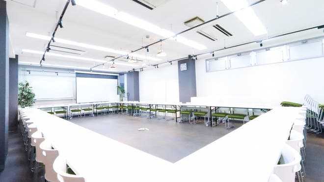 【五反田駅 徒歩1分!大型会議室!91名利用可!】高性能プロジェクター・マイク・WiFi無料!ふれあい貸し会議室 五反田No79の写真14