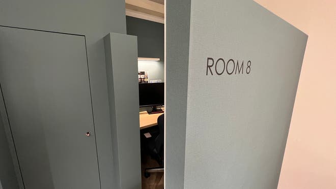 【新宿駅直結】モニター付きオンライン会議可能!1名用半個室(Room8)の写真3