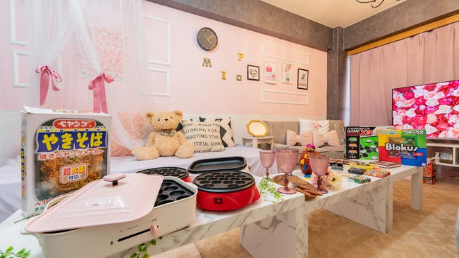 ✨ビデオライト、リングライト📸ゴミ捨て無料💁♀️池袋徒歩2分 | 最大15名 | 天蓋付きベッド |の写真23