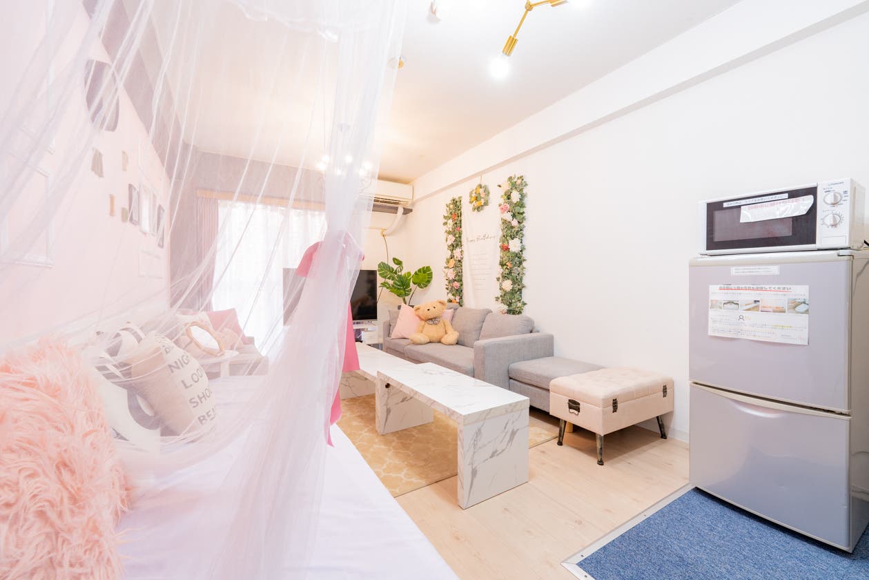 ✨ビデオライト、リングライト📸ゴミ捨て無料💁‍♀️池袋徒歩2分 | 最大15名 | 天蓋付きベッド |の写真24