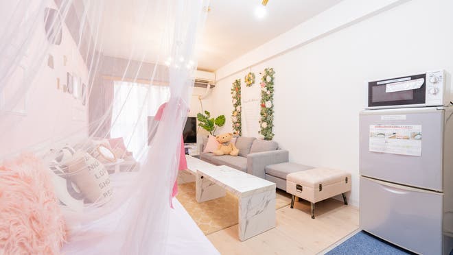 ✨ビデオライト、リングライト📸ゴミ捨て無料💁♀️池袋徒歩2分 | 最大15名 | 天蓋付きベッド |の写真24