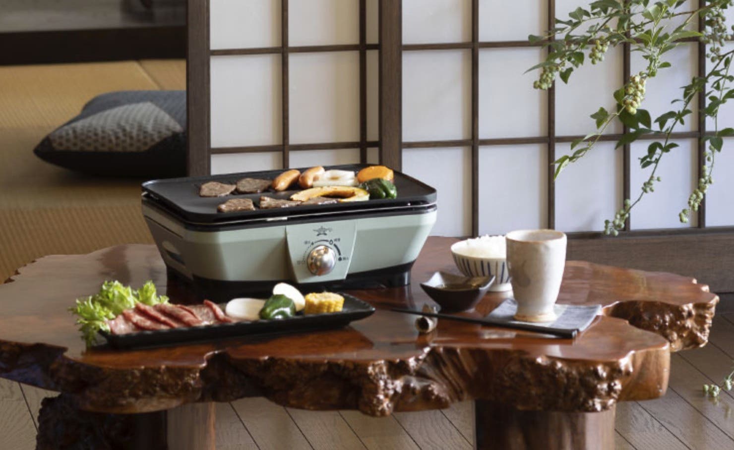 【有料ｵﾌﾟｼｮﾝ😍】電気グリル（減煙効果で匂いも気にならない🍖🍳）の画像1