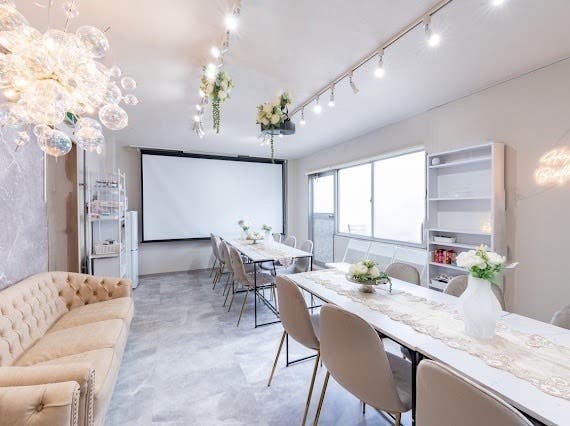 心斎橋駅30秒🌼最大33人24時間利用OK♡大丸心斎橋目の前/120インチ高機能プロジェクター/結婚式二次会♡懇親会♡オフ会の写真15