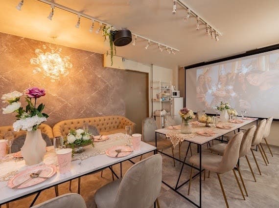 心斎橋駅30秒🌼最大33人24時間利用OK♡大丸心斎橋目の前/120インチ高機能プロジェクター/結婚式二次会♡懇親会♡オフ会の写真21