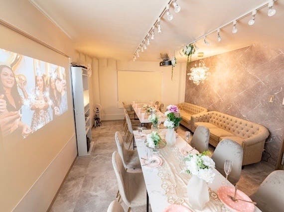 心斎橋駅30秒🌼最大33人24時間利用OK♡大丸心斎橋目の前/120インチ高機能プロジェクター/結婚式二次会♡懇親会♡オフ会の写真27