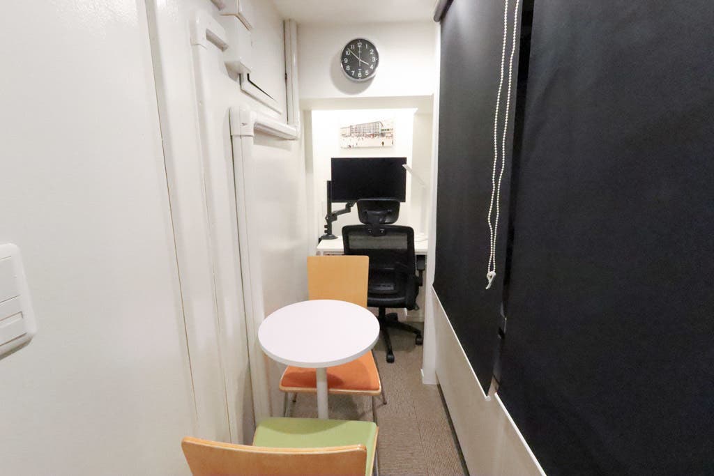 【品川駅　徒歩3分！完全個室！3名使用可！】モニター・WiFi無料！流し台あり！土足OK！ふれあい貸し会議室 品川No86の写真9