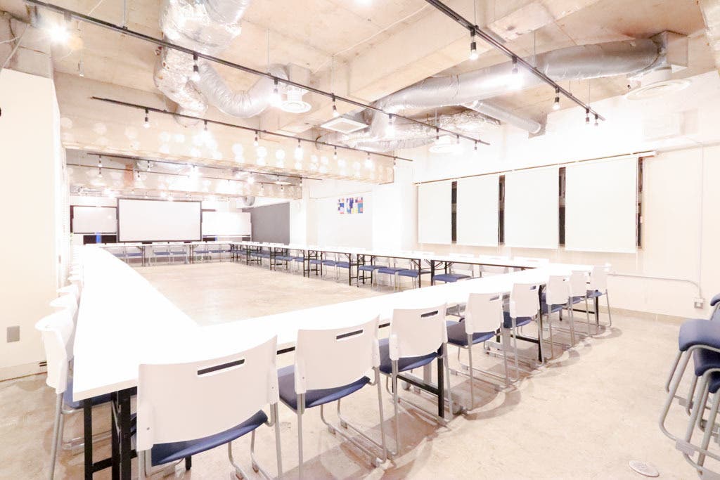 【渋谷駅徒歩1分！ヒカリエ隣！122名】プロジェクタ・ホワイトボード・WiFi・無線マイク無料！ふれあい貸し会議室 渋谷No77の写真13