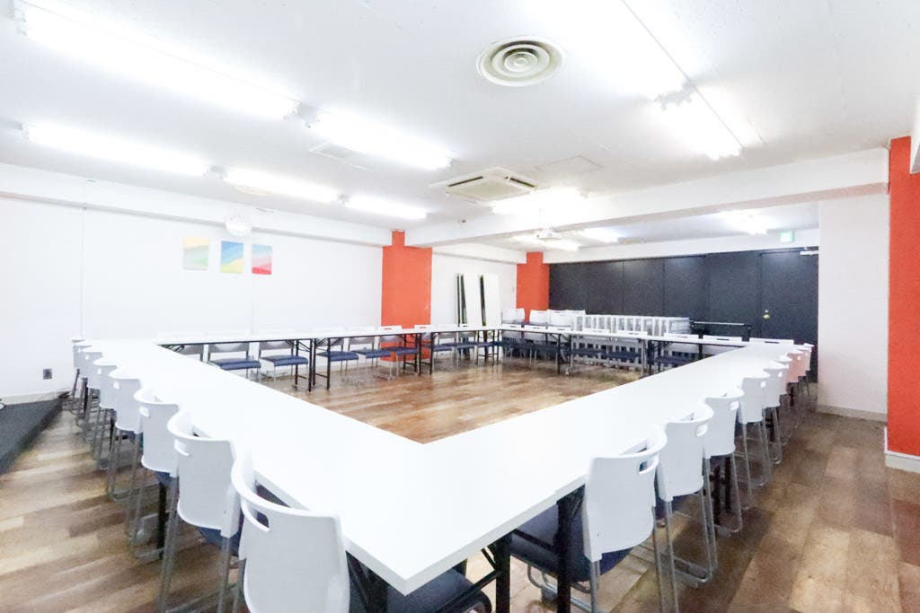 【渋谷駅1分！ヒカリエ隣！81名】プロジェクター・ホワイトボード・WiFi・無線マイク全て無料！ふれあい貸し会議室 渋谷No89の写真16