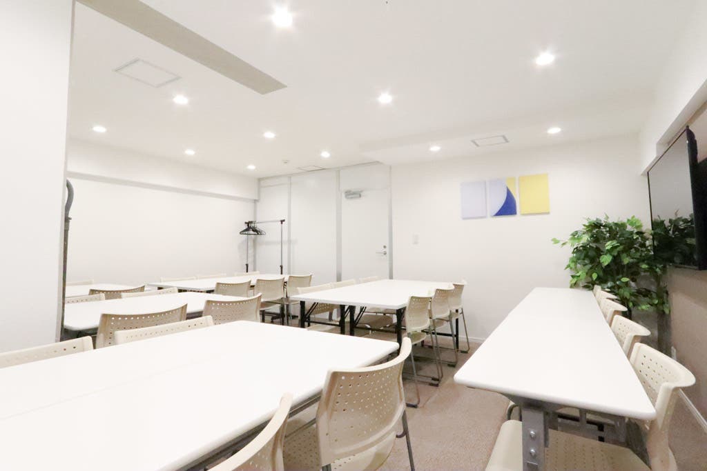 【品川駅　徒歩3分！完全個室！30名使用可！】大型モニター・WiFi無料！土足OK！ふれあい貸し会議室 品川No87の写真9