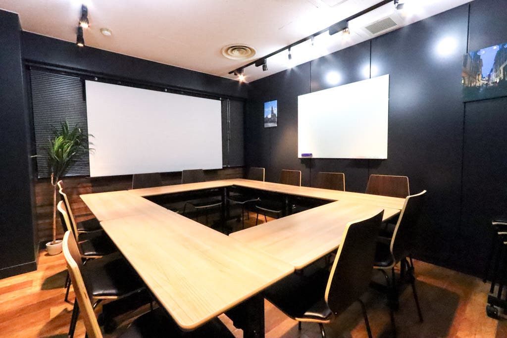 【渋谷駅1分！ヒカリエ隣！16名】プロジェクター・ホワイトボード・WiFi無料！お洒落な空間！ふれあい貸し会議室 渋谷No90の写真7